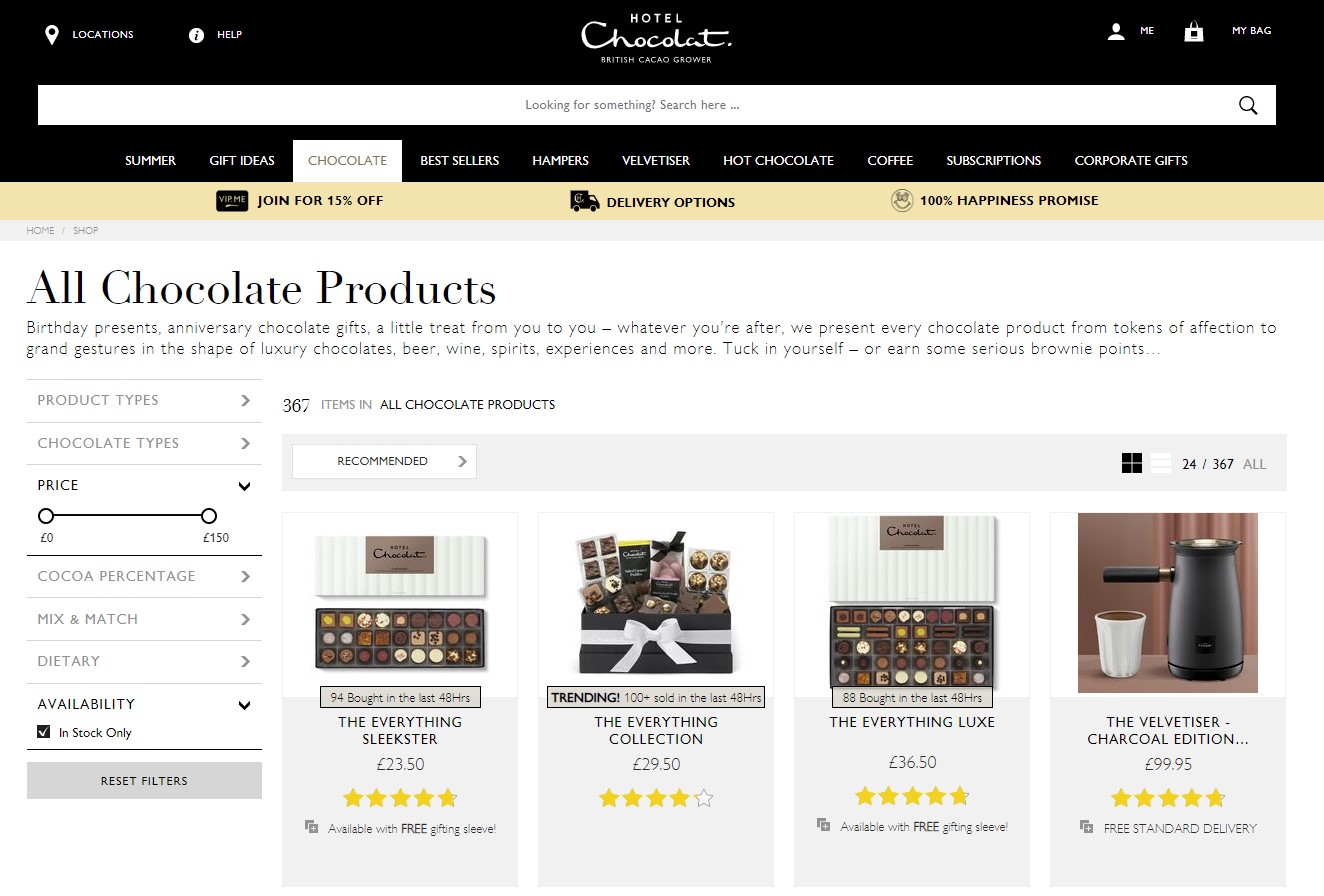What is a Product Listing Page (PLP)? | Examples | Taggstar