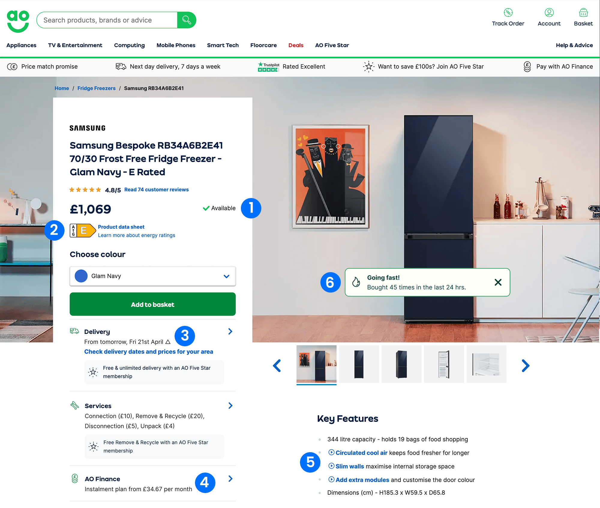 Product Details Page (PDP) - What it is and examples | Taggstar