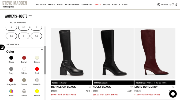 What is a Product Listing Page (PLP)? | Examples | Taggstar